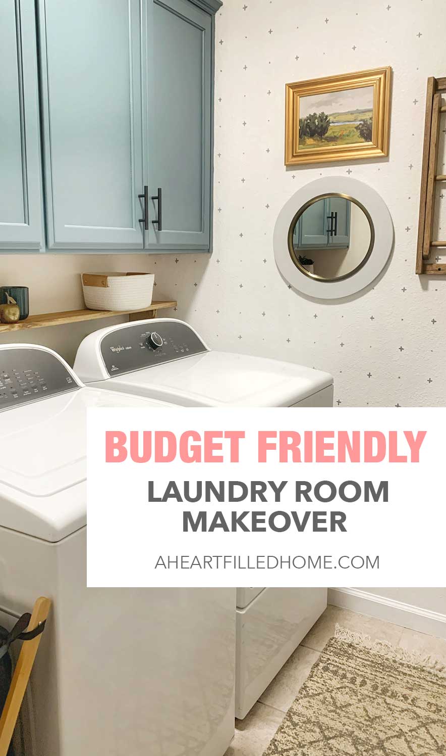 Budget Friendly Laundry Room Makeover Reveal 100 Room Makeover A