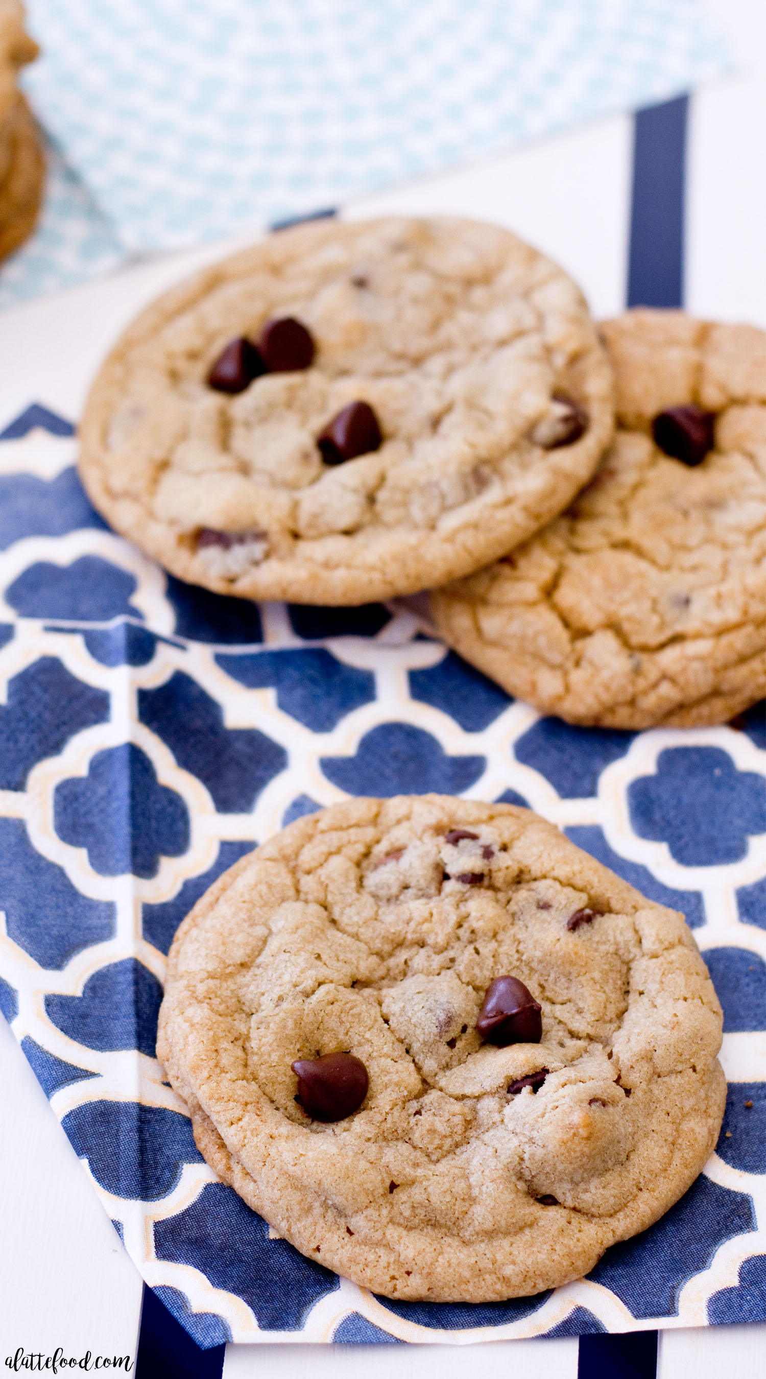 Bakery Style Chocolate Chip Cookies A Latte Food