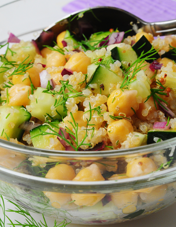 Cucumber Dill Quinoa Salad With Chickpeas Alisons Allspice