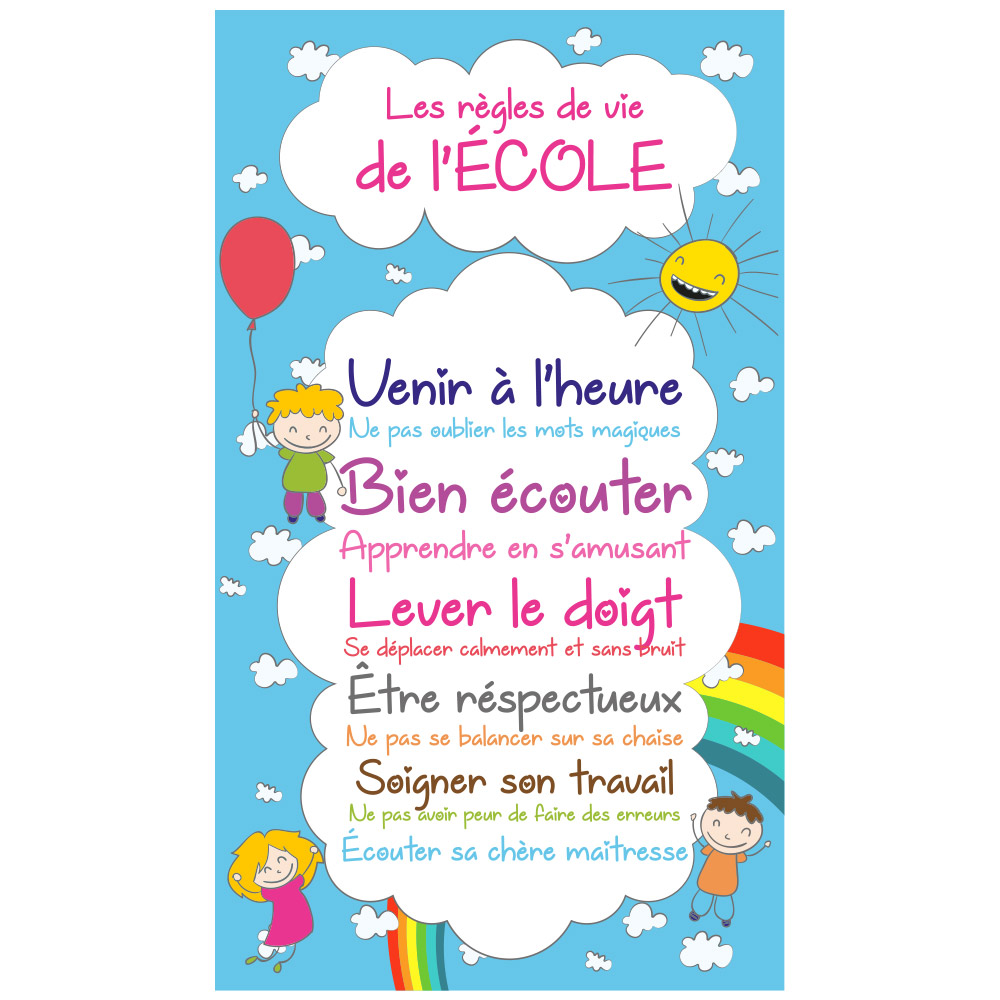 Regles De Vie En Maternelle