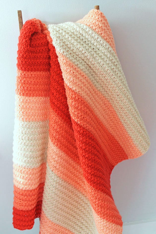 21 Pretty Ombre Crochet Blanket Patterns Beautiful Gradients A More