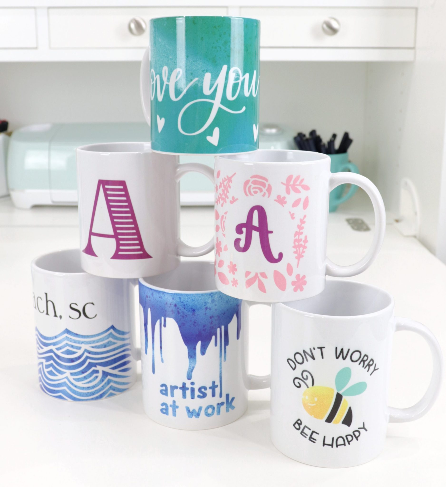 Personalized Mugs With Cricut Mug Press Amy Latta Creations