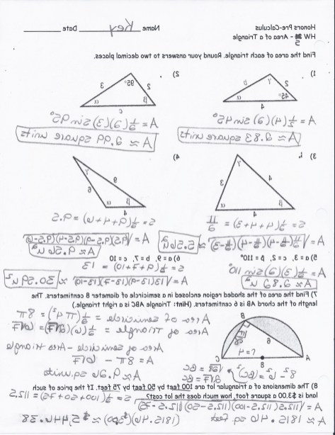 12 3 Trigonometric Functions Of General Angles Worksheet Answers