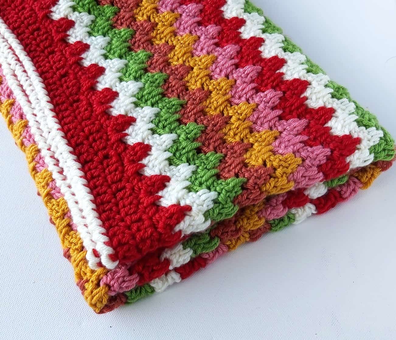 Granny Spike Stitch Crochet Blanket Free Pattern Annie Design Crochet