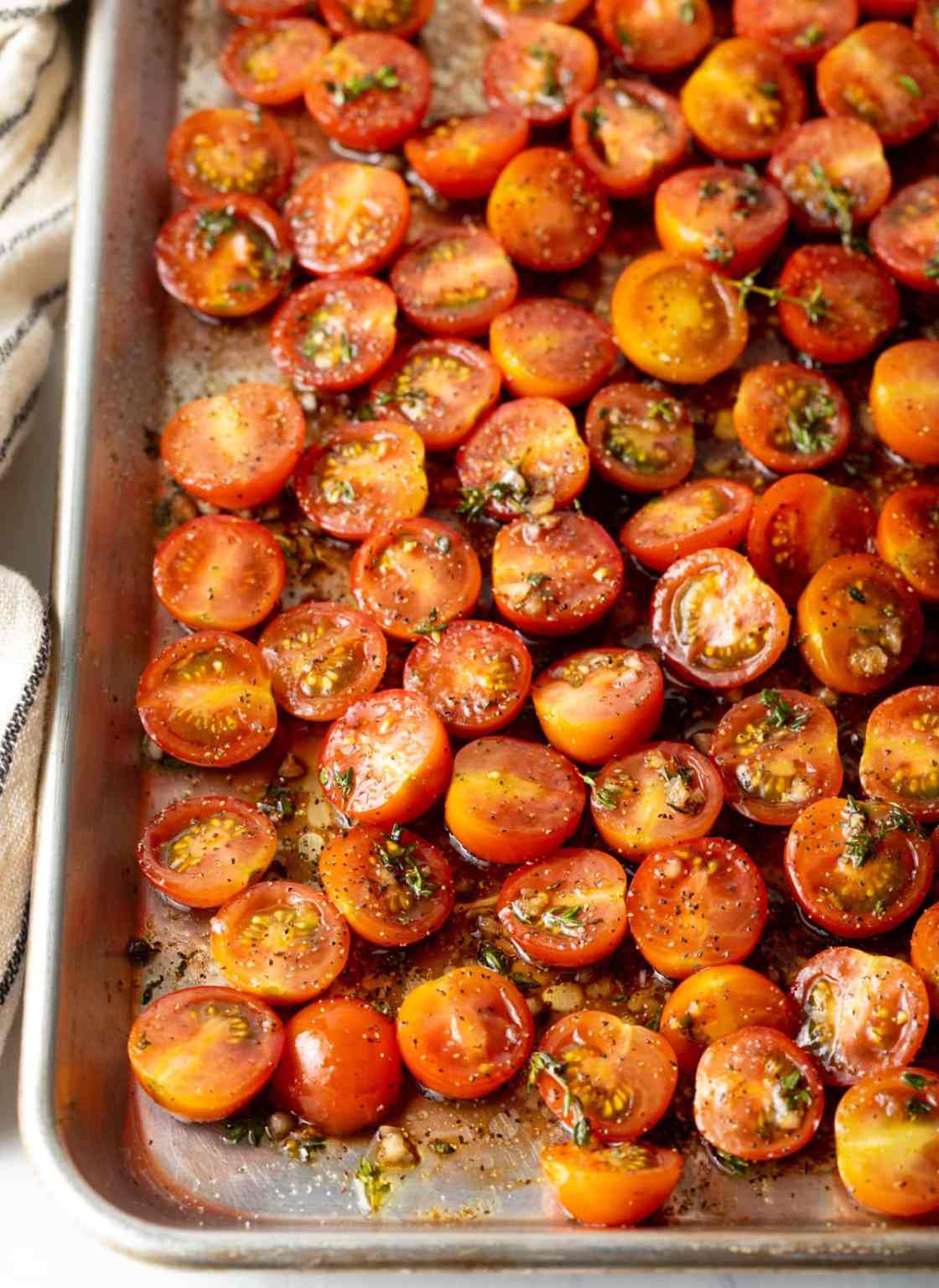 Roasted Cherry Tomatoes With Pasta A Spicy Perspective