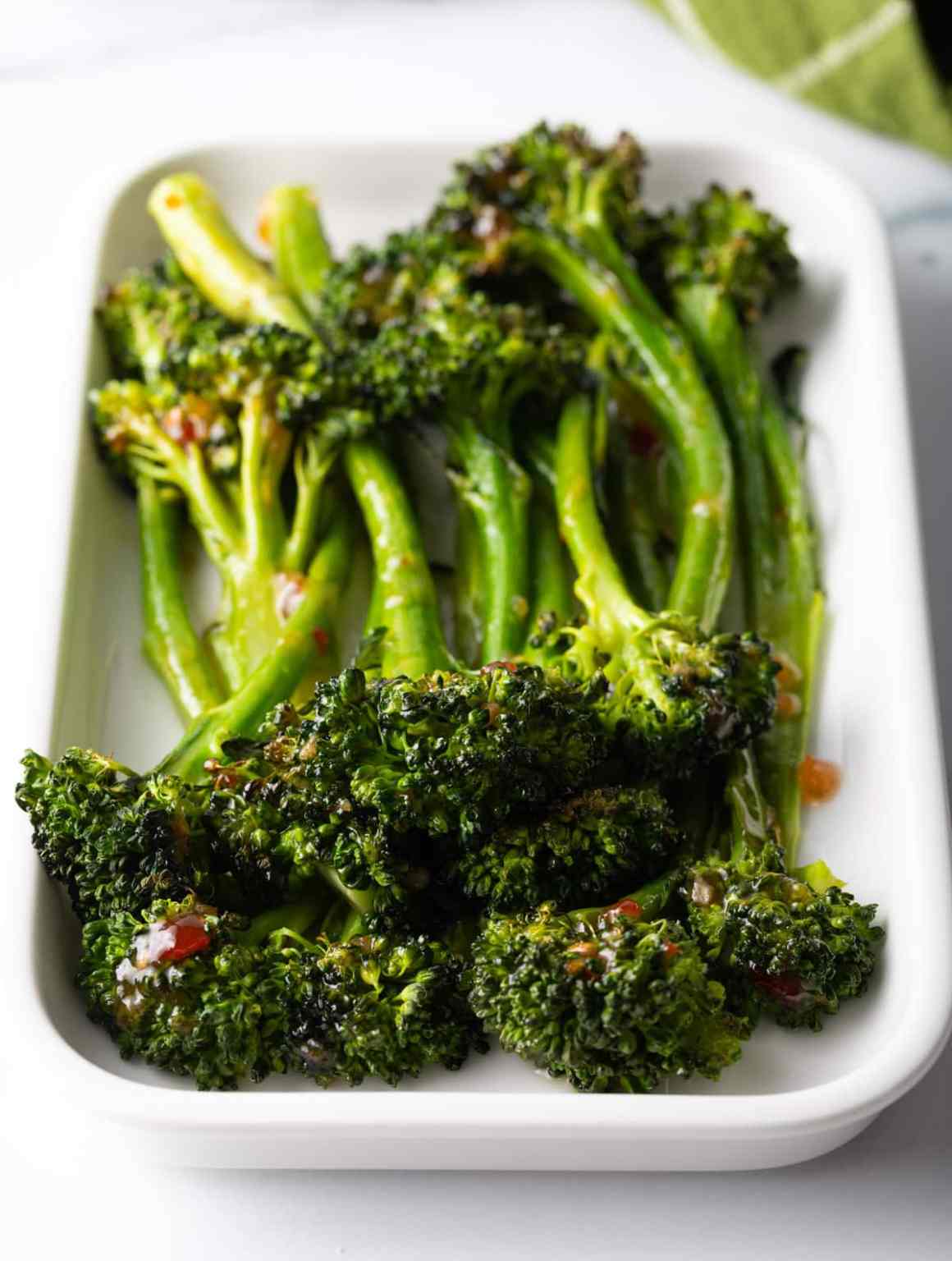 Sweet And Spicy Roasted Broccolini Recipe A Spicy Perspective