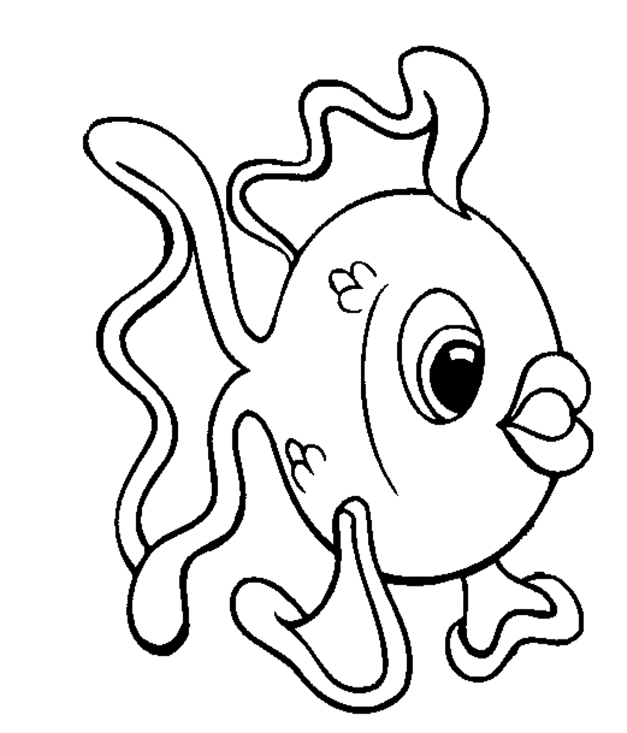 Print And Download Cute And Educative Fish Coloring Pages