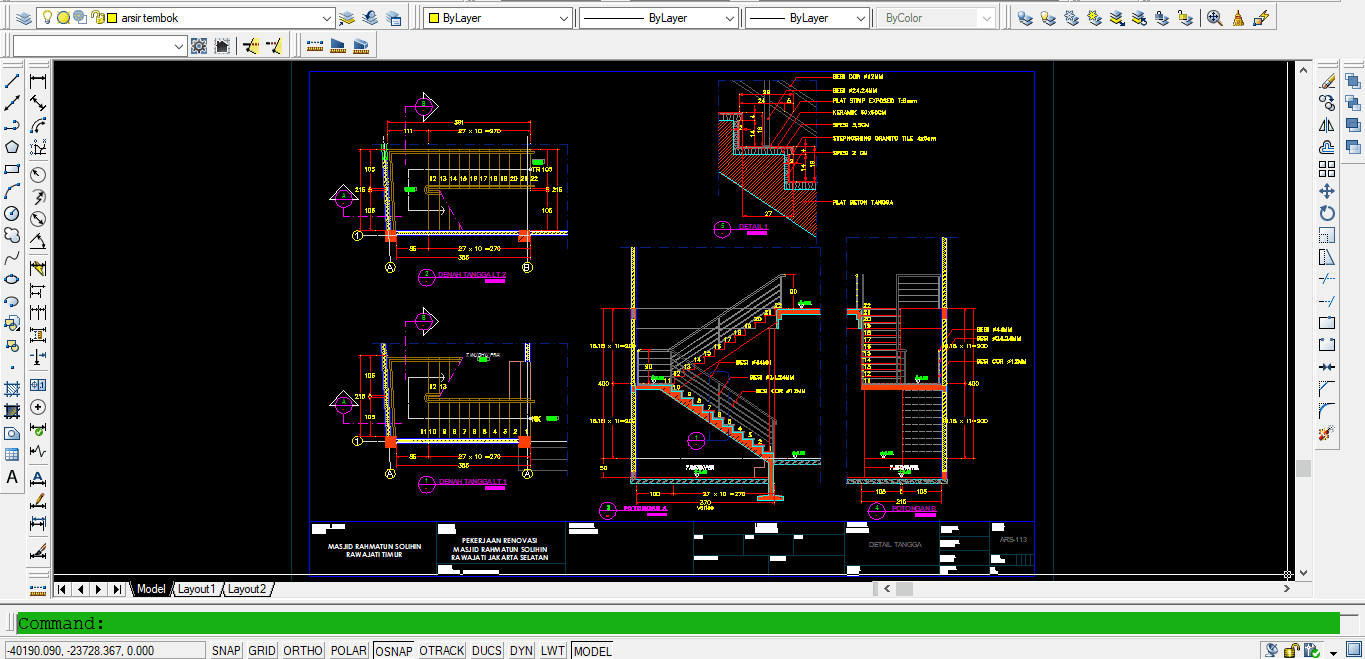 Cara Membuat Tangga Putar Di Autocad John Henderson