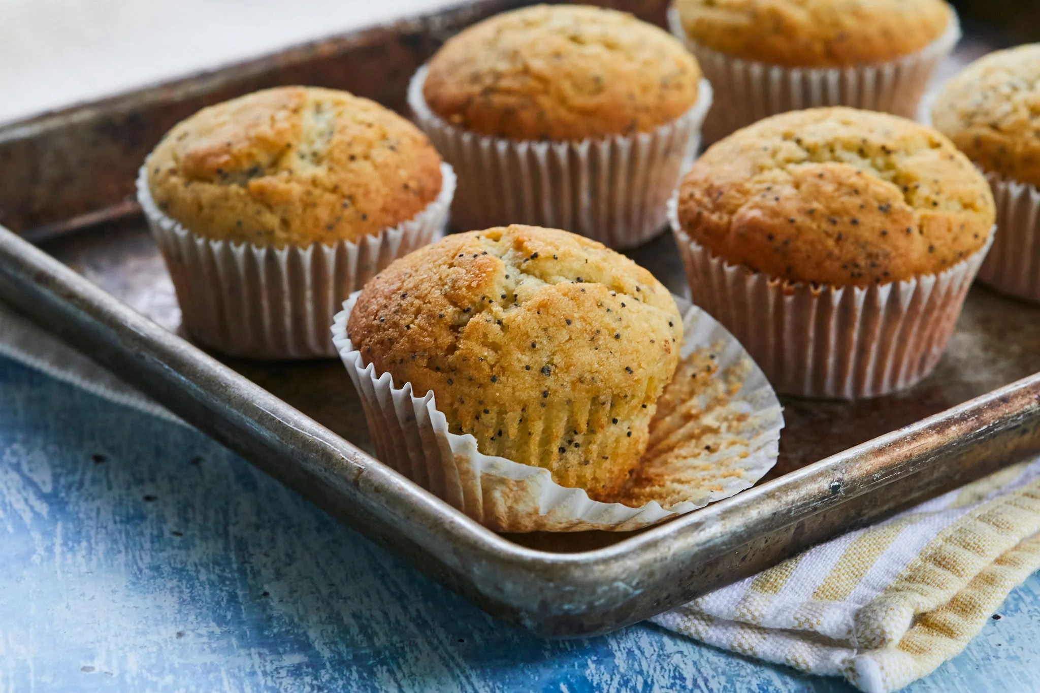 Tart And Sweet Lemon Poppy Seed Muffins Recipe Bigger Bolder Baking