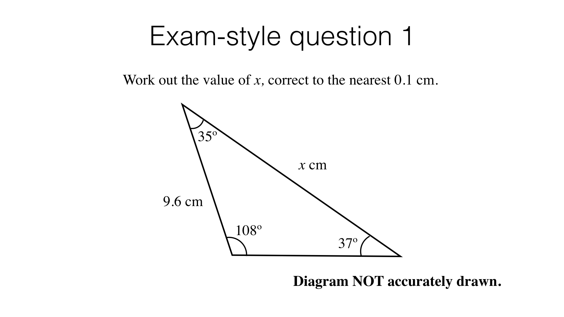 G22a The Sine Rule