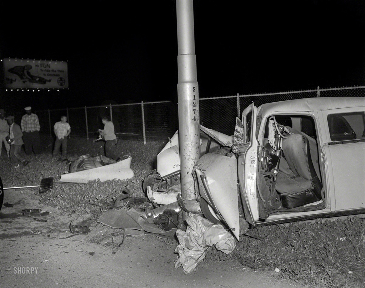 Vintage Photo Why New Cars Are So Much Safer Than Old Ones Curbside