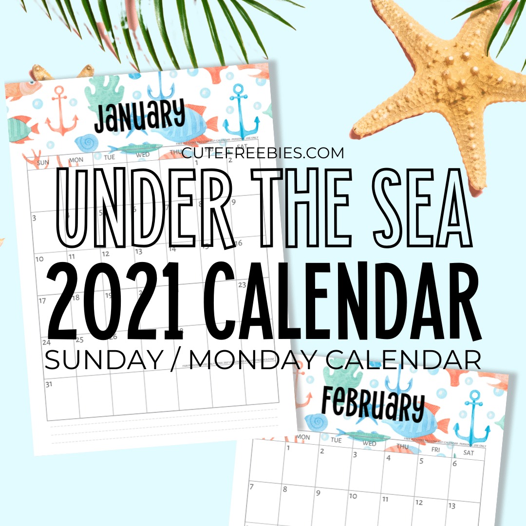 2021 Calendar Archives Cute Freebies For You