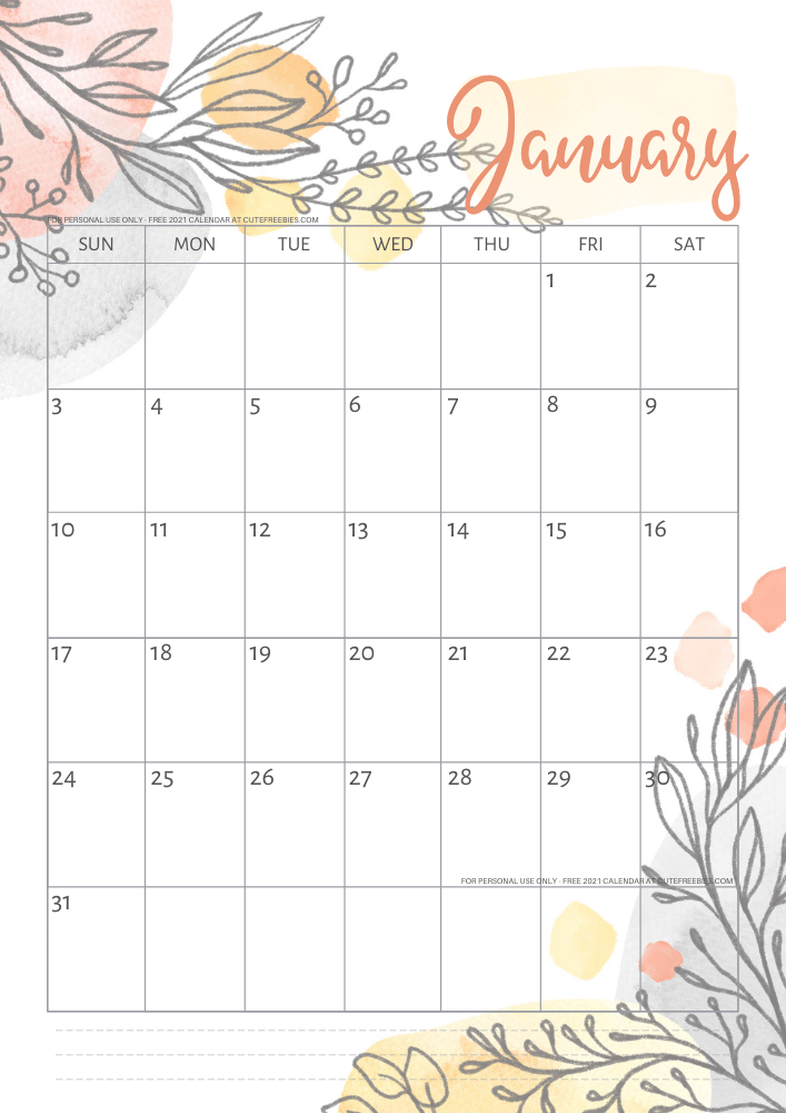 2023 Printable Calendar Cute Printable World Holiday