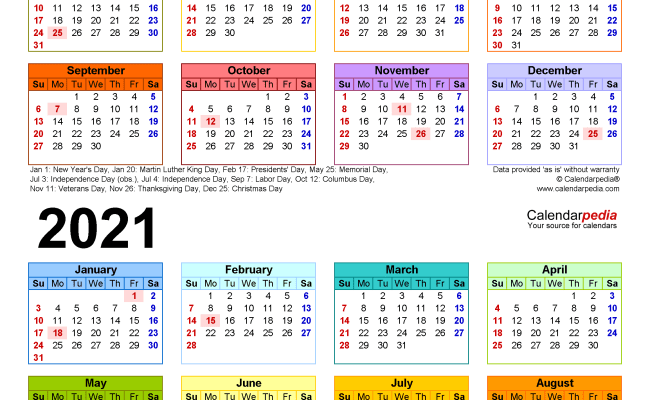 2 Year Calendar Printable 2020 2021 Word Pdf Image Free Printable