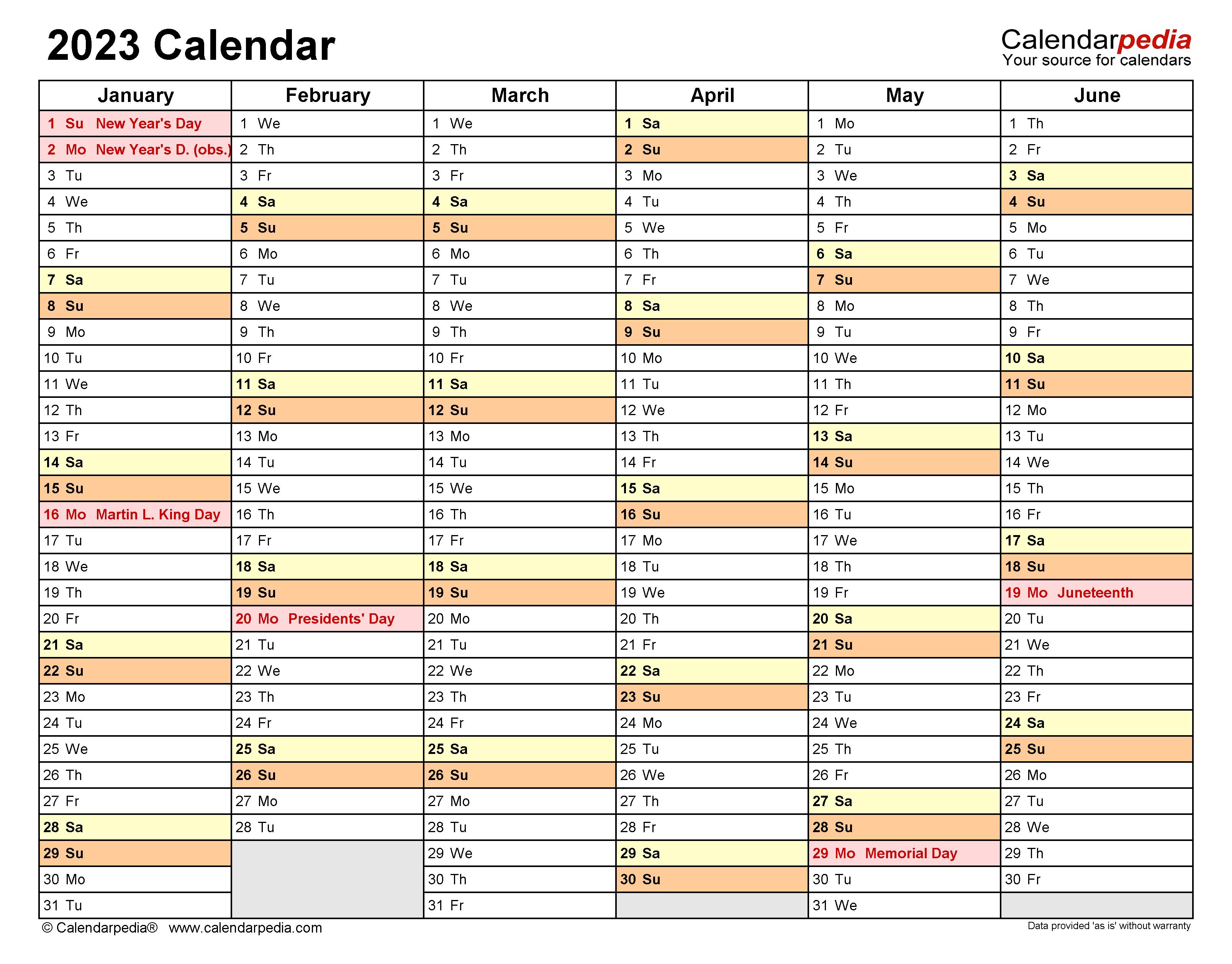 2023 Calendar With Holidays Excel Zohal Photos