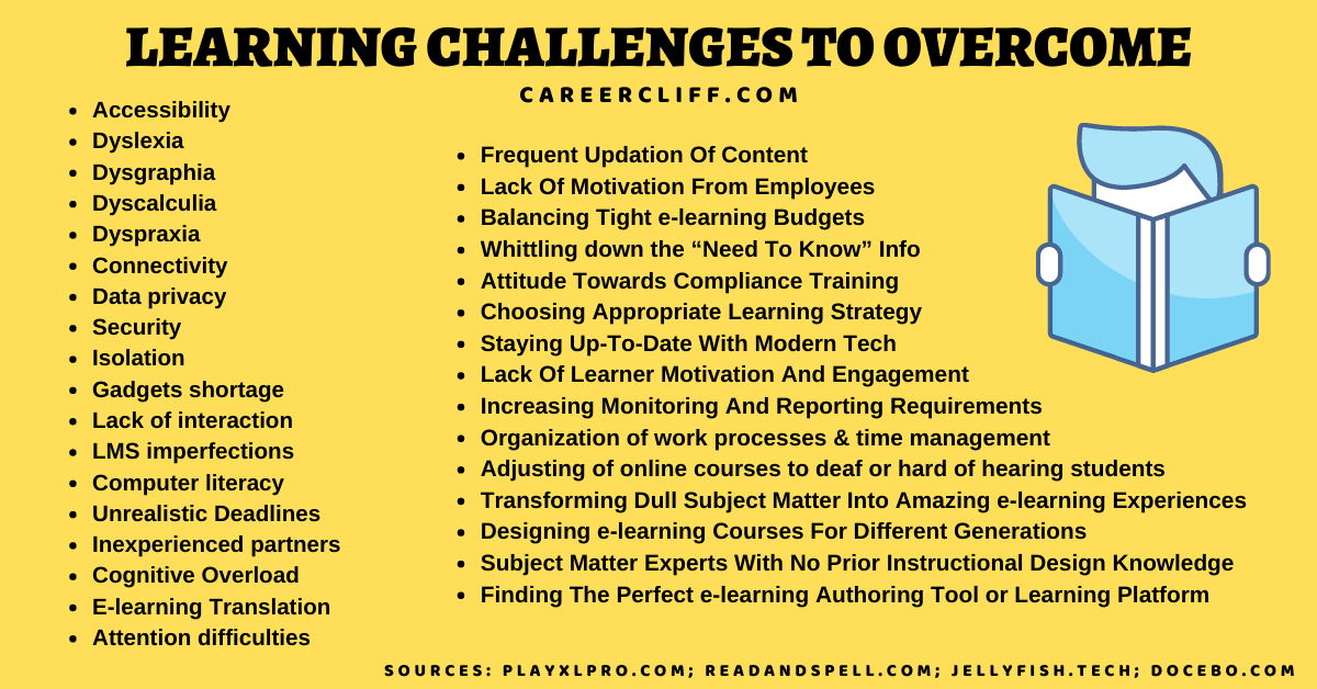 15 Secret Tips To Overcome Effective Learning Challenges Careercliff