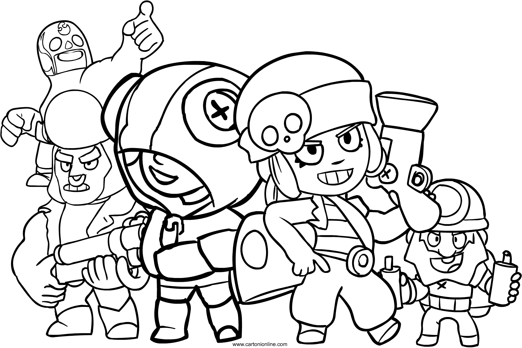 Dibujos De Brawl Stars Para Colorear E Imprimir Dibujos De Colorear