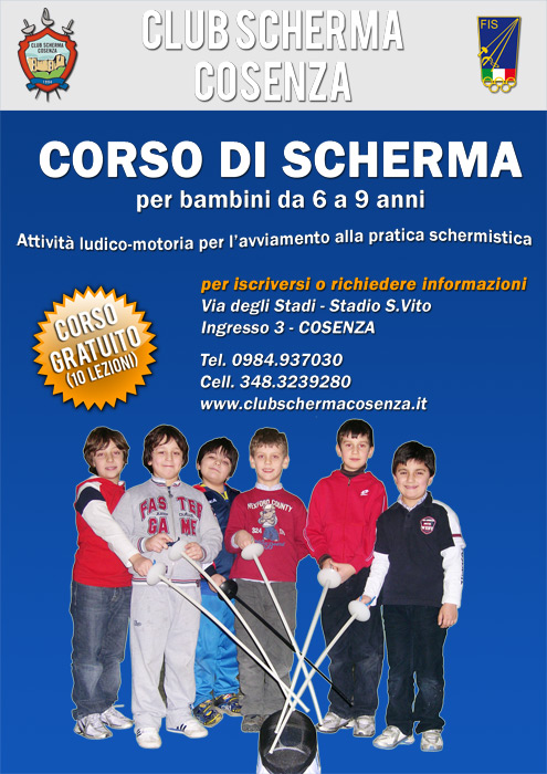 Corso Gratuito Di Scherma Per Bambini E Bambine