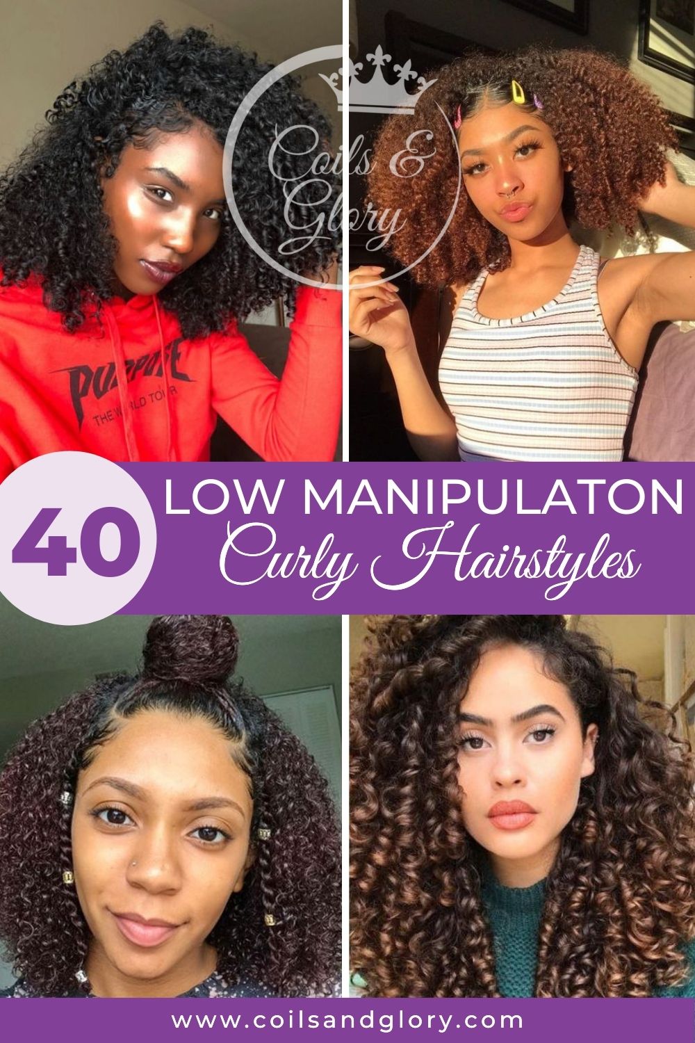 40 Easy Curly Hairstyles For Naturally Curly Hair Coils And Glory