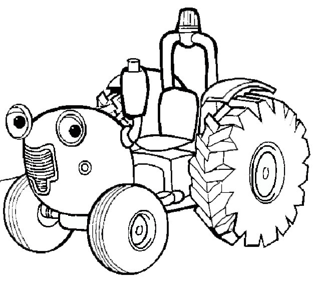 Coloriage Tracteur A Imprimer