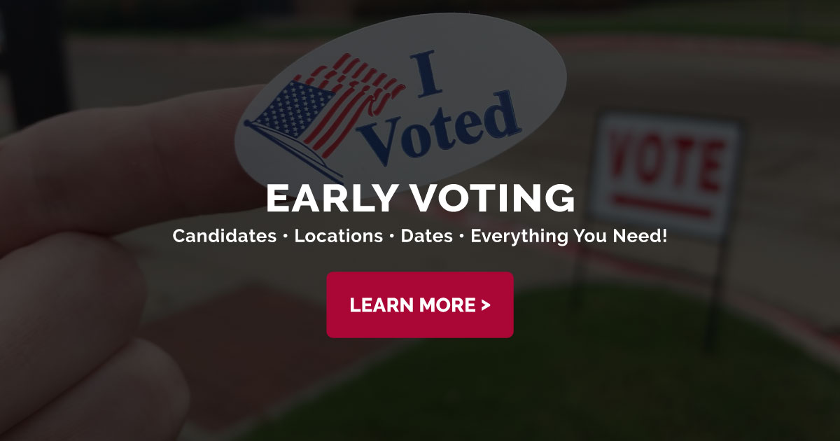 Collin County Early Voting Locations And Dates May 2021 City Elections