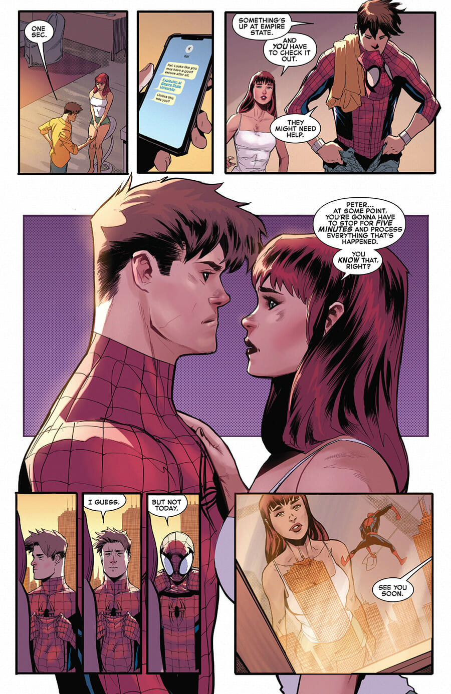 Amazing Spider Man 75 Mary Jane Peter Parker Comic Book Revolution