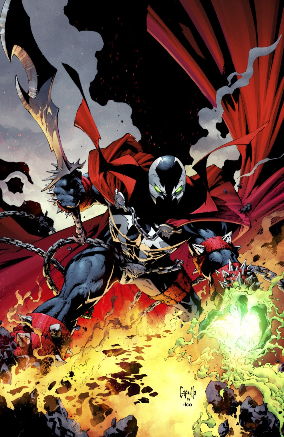 Check Out The Todd Mcfarlane And Greg Capullo Covers For Spawn 300