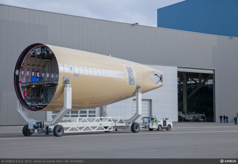 Final A350 Xwb Test Aircraft Enters Assembly Line