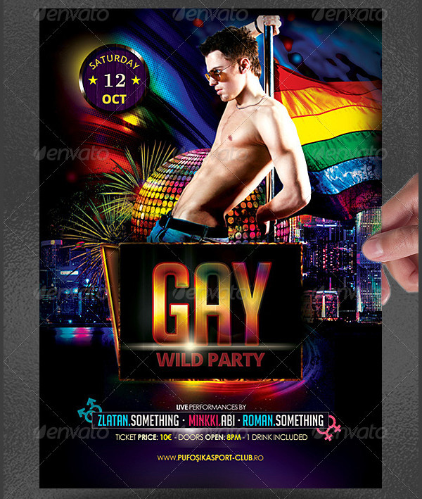 Gay Flyer Templates 17 Free And Premium Designs Download