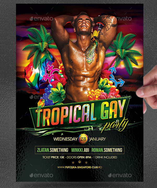 Gay Flyer Templates 17 Free And Premium Designs Download