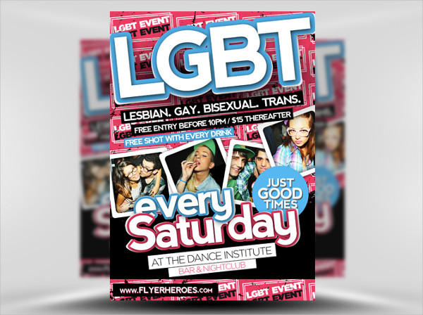 Gay Flyer Templates 17 Free And Premium Designs Download