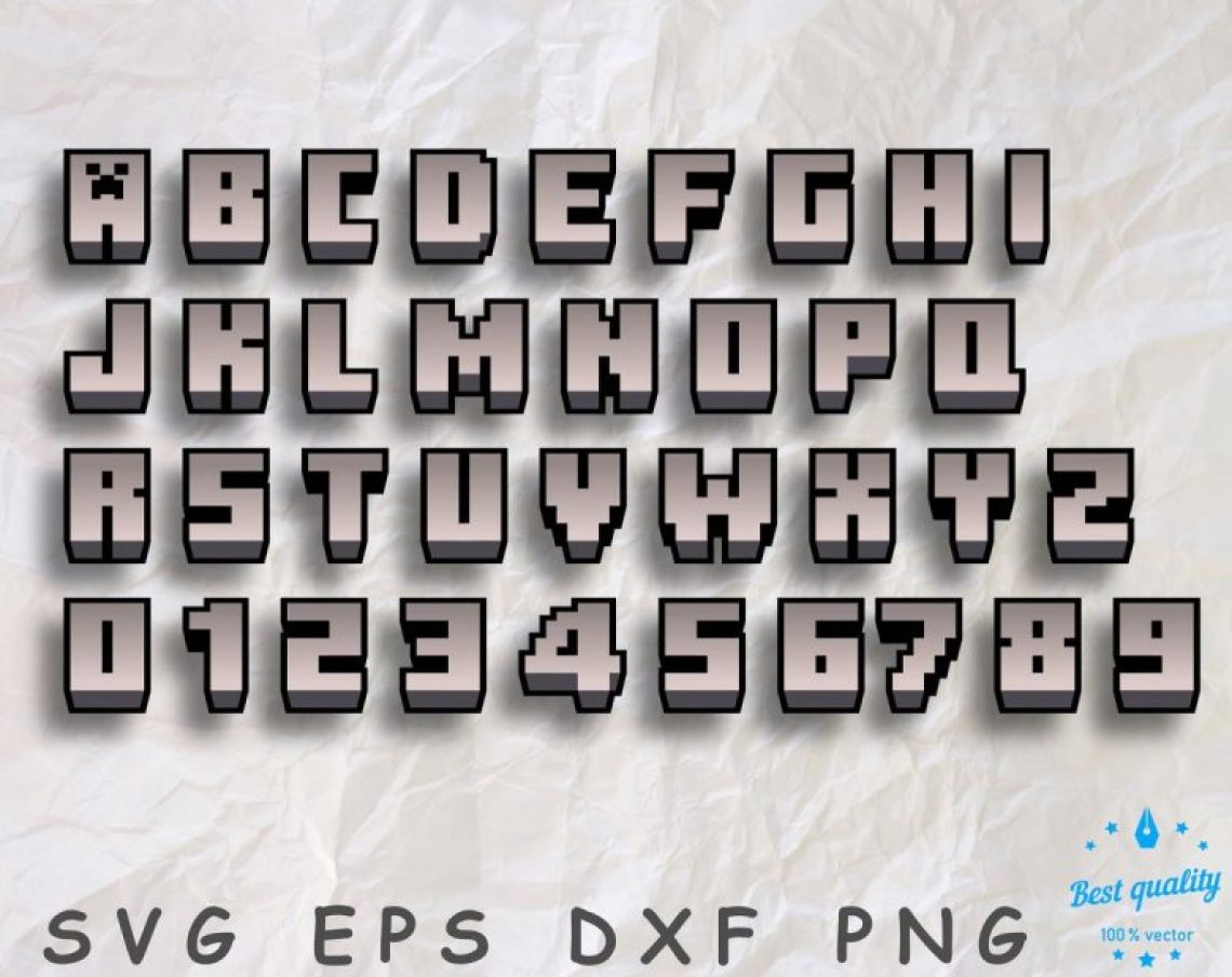 Minecraft Font Free Dafont Free