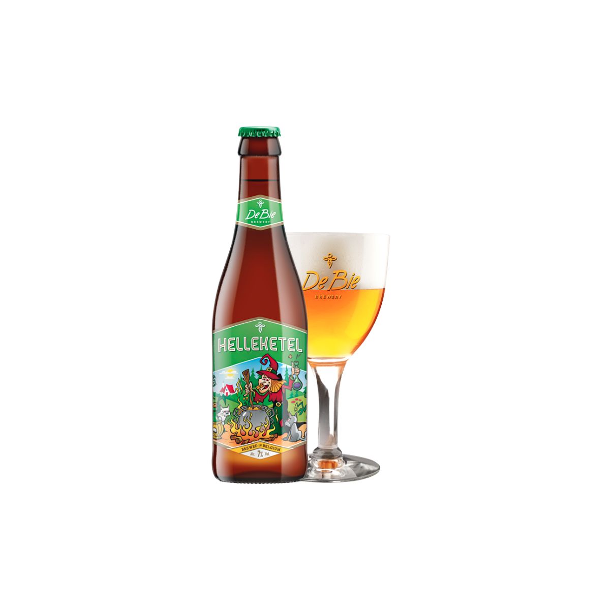 Cerveza Belga Amber De Bie Helleketelbier 7alc 33cl Dcervezas