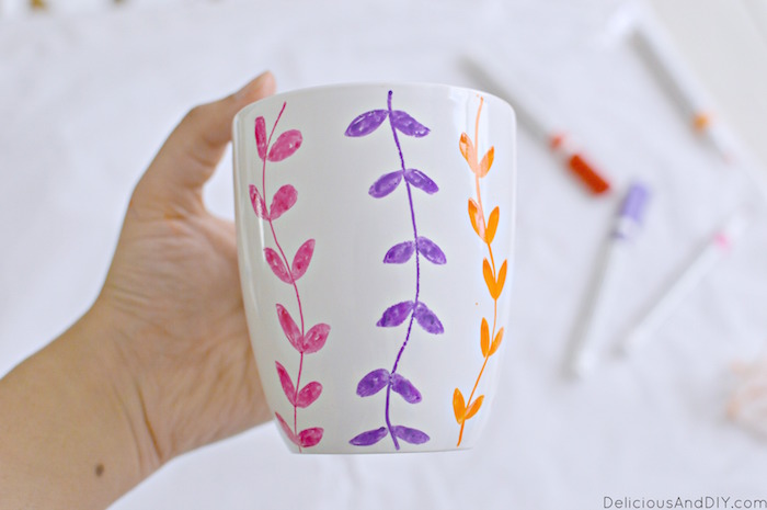 Diy Hand Painted Mug Delicious And Diy