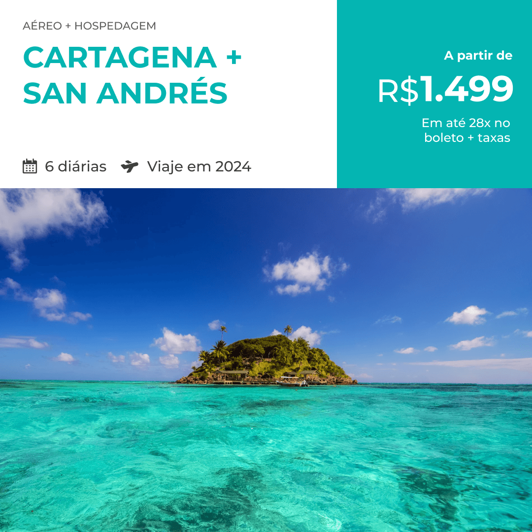 Pacote De Viagem Cartagena San Andrés 2024 A Partir De R1499