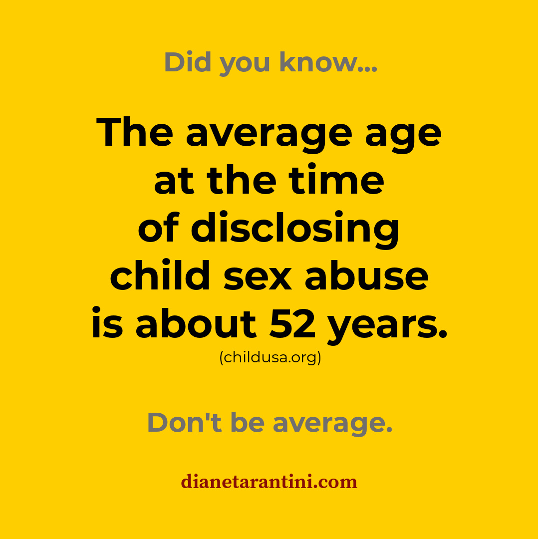 Disclosing Sexual Abuse Its About Time ⋆ Diane Tarantini