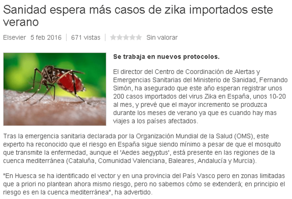 Novedades Sobre El Virus Zika