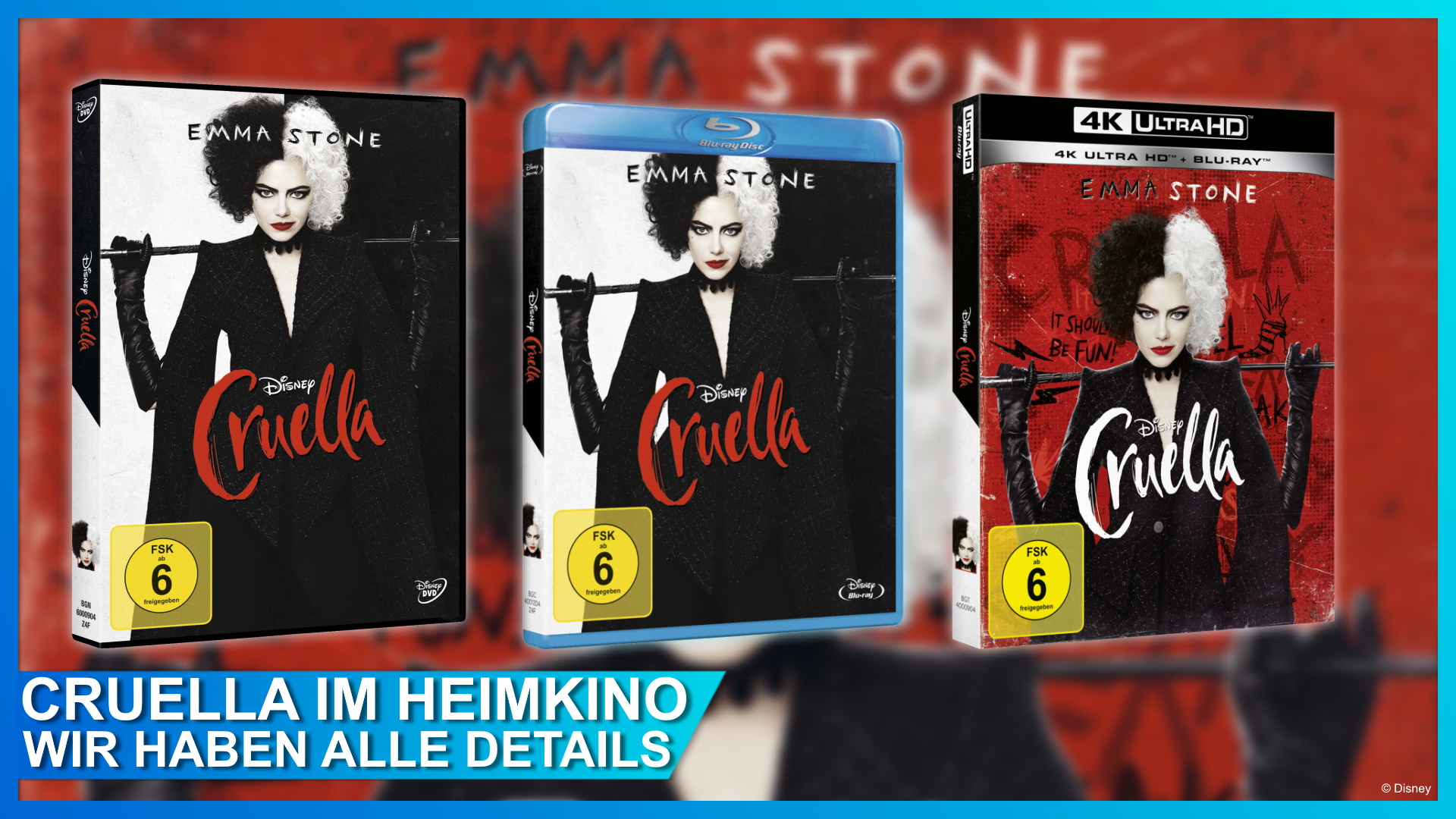 Cruella Ab 19 August Auf Blu Ray Und Dvd Und Ab 27 August Als Freier