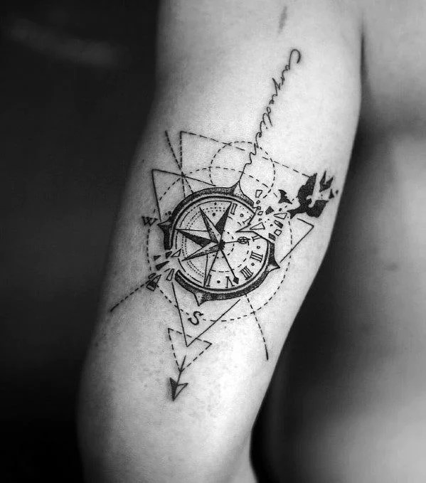 10 Beautiful Compass Tattoo Designs To Look Cool Eal Care