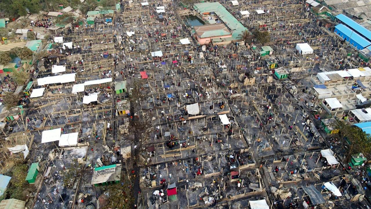 Fire Destroys Over 500 Homes In Rohingya Refugee Camp Eastmojo