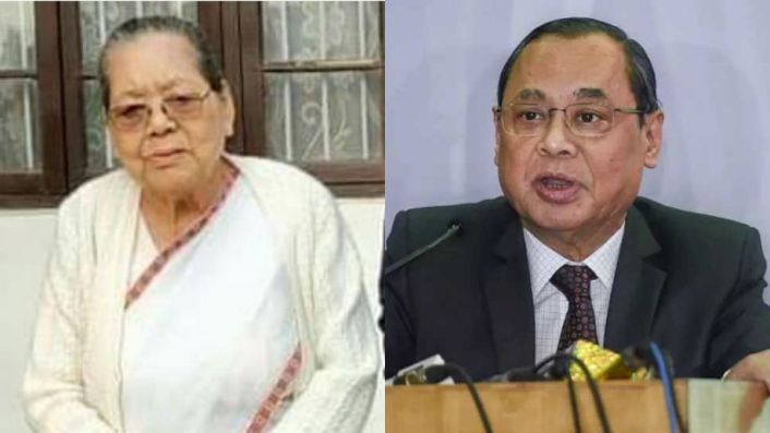 Former Cji Ranjan Gogois Mother Passes Away In Delhi Eastmojo