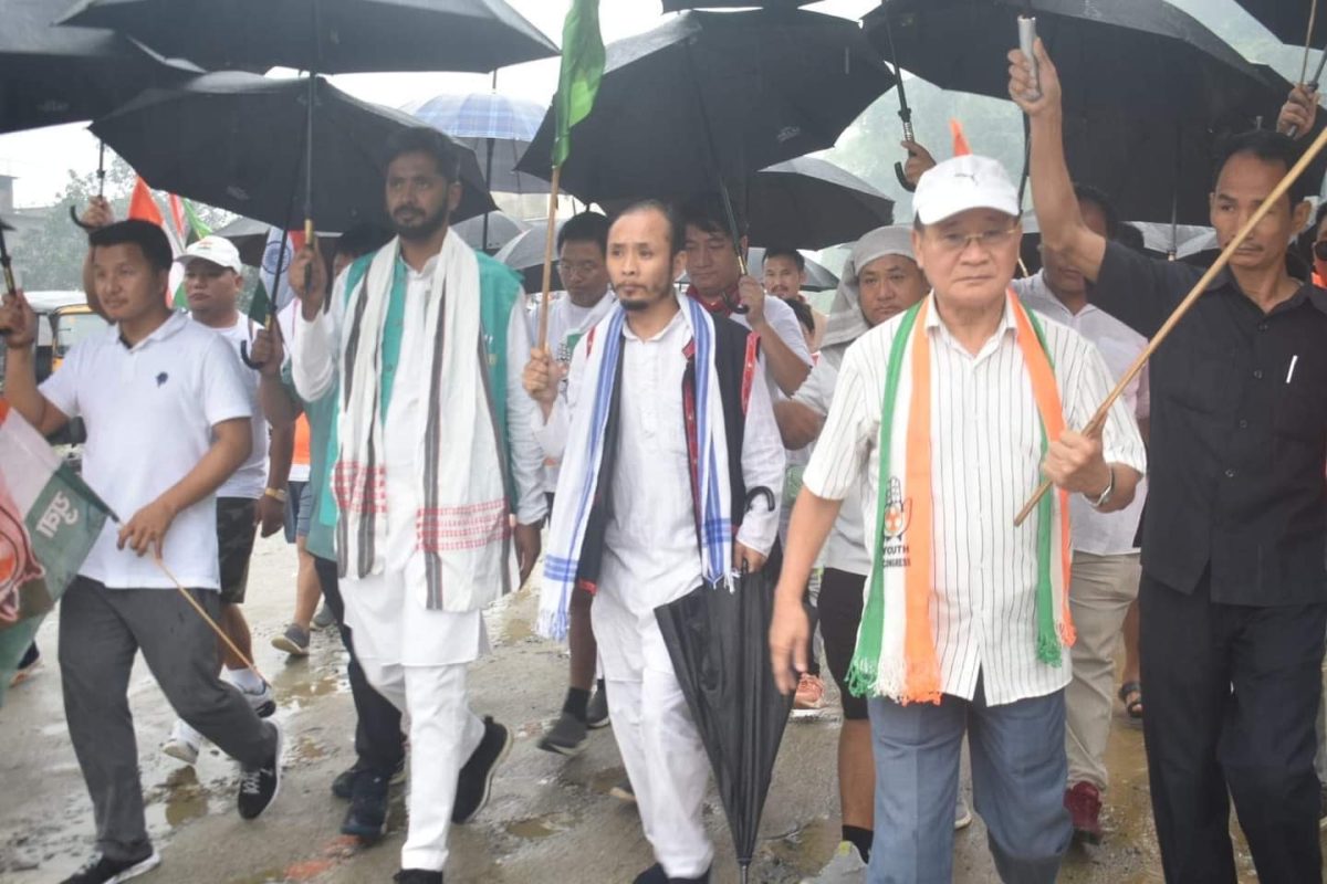 Arunachal Congress Organises Protest Against Bjp Gov