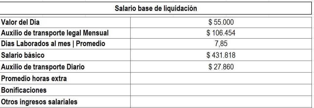 Formato Liquidación De Empleada Doméstica En Excel Modelo 2022 2023