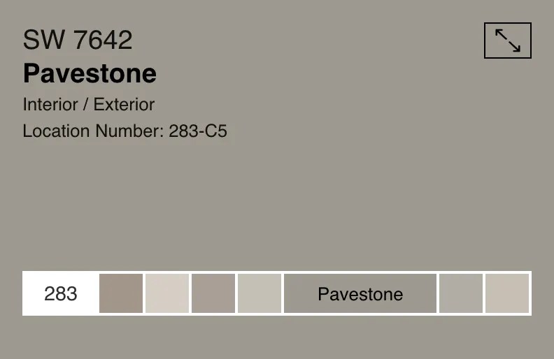 Sherwin Williams Pavestone Sw 7642