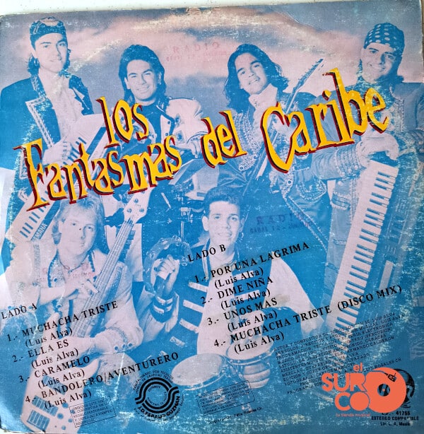 Disco De Vinilo Los Fantasmas Del Caribe Caramelo Vinyl El