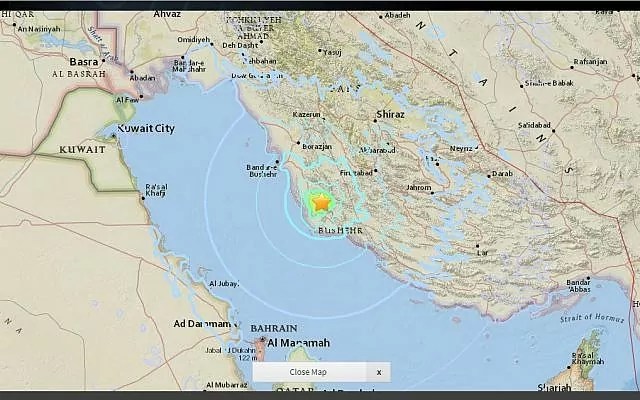 El Terremoto De Irán Golpea Cerca De La Planta De Energía Nuclear