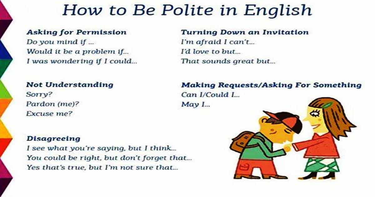 How To Be Polite In English Esl Buzz