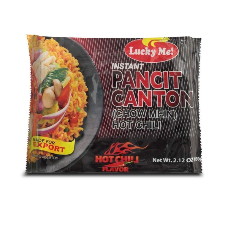 Lucky Me Pancit Canton Extra Hot Chili Flavor