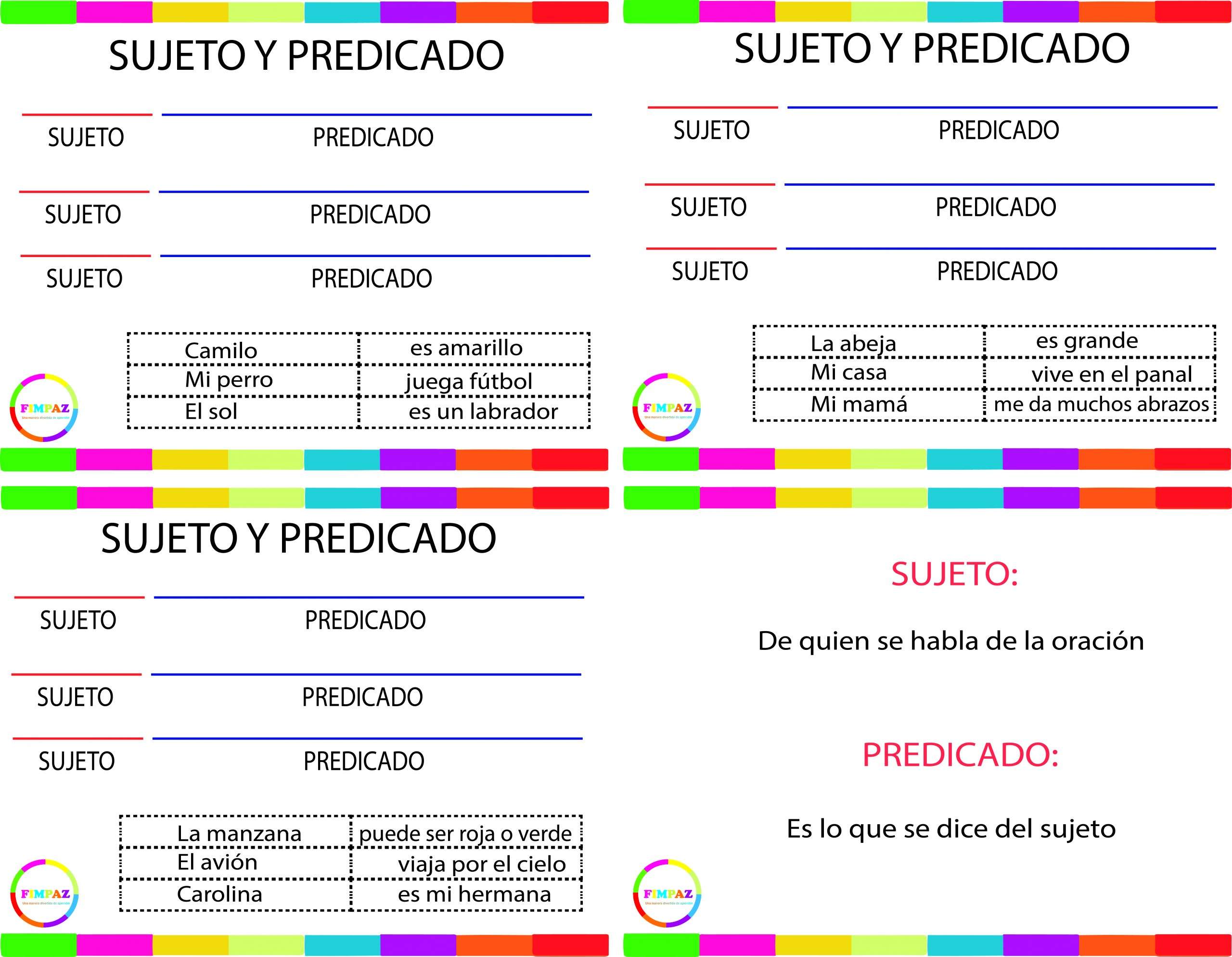 Sujeto Y Predicado Oracion