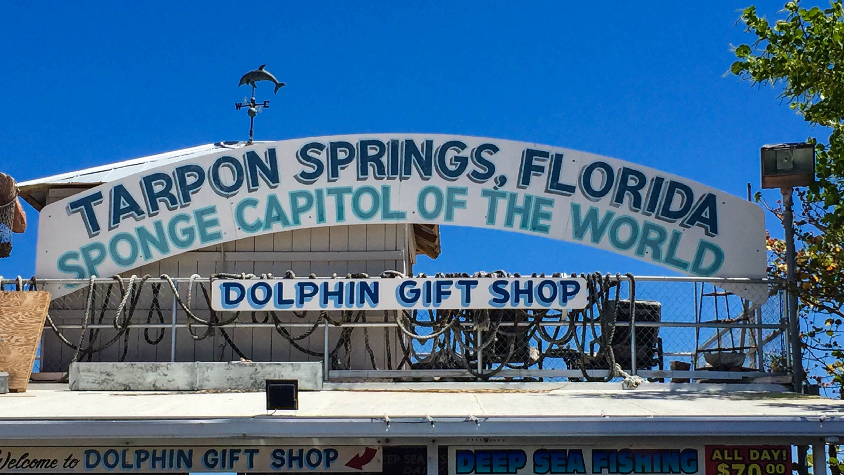 The Sponge Docks At Tarpon Springs